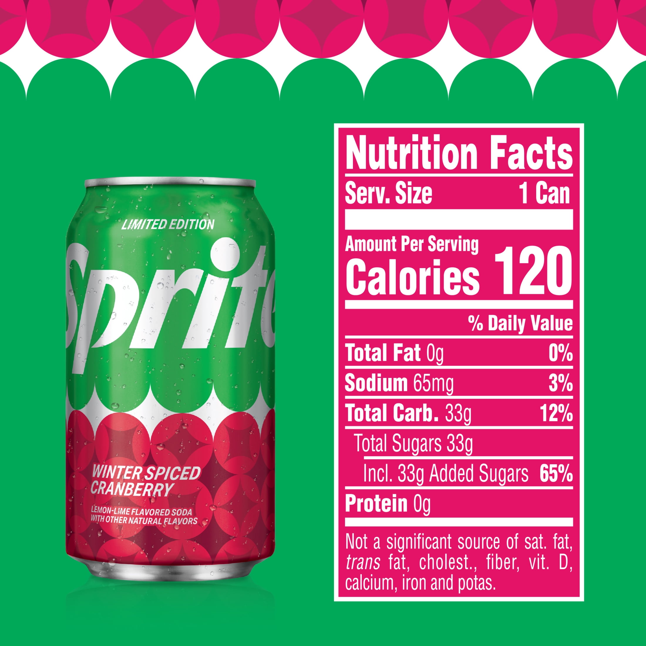 Sprite Winter Spiced Cranberry Soda, 12 fl oz, 12 Pack in Nepal at NPR ...