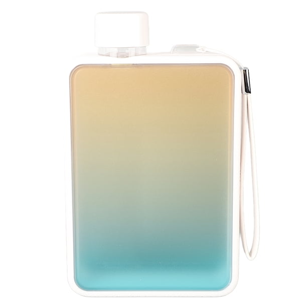 Flat Water Bottle,300ml Flat Water Bottle Slim Flat Water Bottle Flat ...