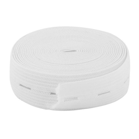 Tailoring Polyester Sewing Stretchy Knitting Elastic Band Strap White 2 ...