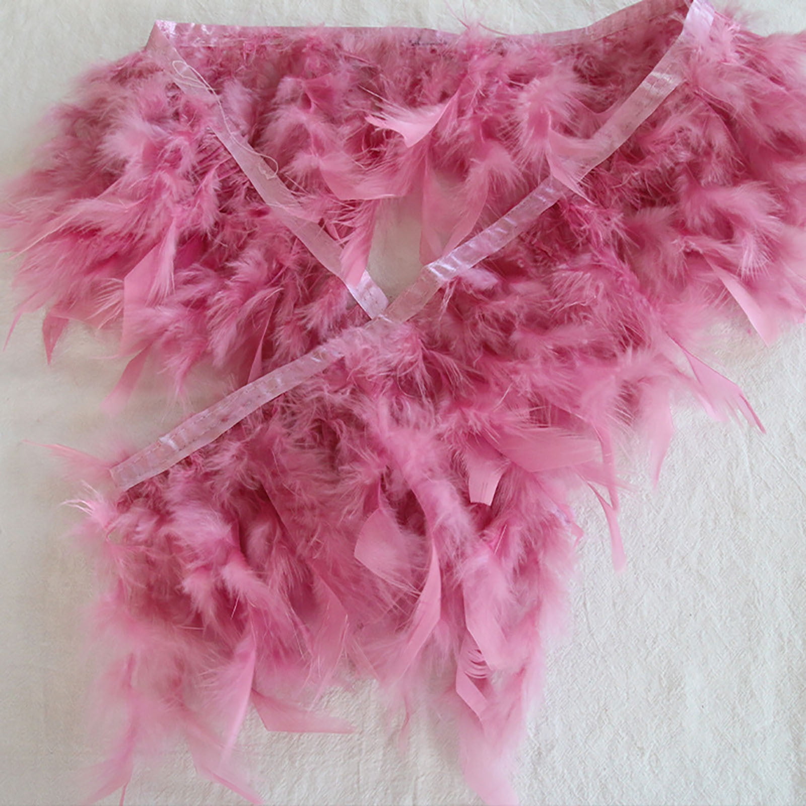 Pgeraug Feather strip 100cm 10 To 13CM Turkey Feather Trim Fringe For ...