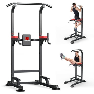 Pull Up Bar,Free Standing Pull Up Rack Dip Station for Home Gym with ...