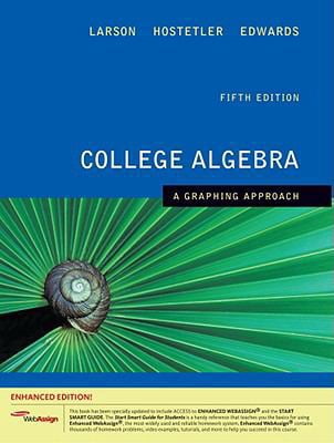 Pre-Owned College Algebra: A Graphing Approach [With Access Code ...