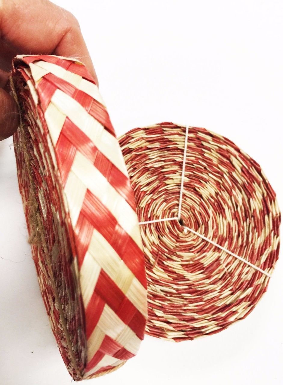 1228 40ft Braided Palm Leaf Rope. (Red.) - Walmart.com