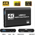 4K HDMI Video Capture Card USB 3.0 Full HD 1080P 60FPS Audio Video ...