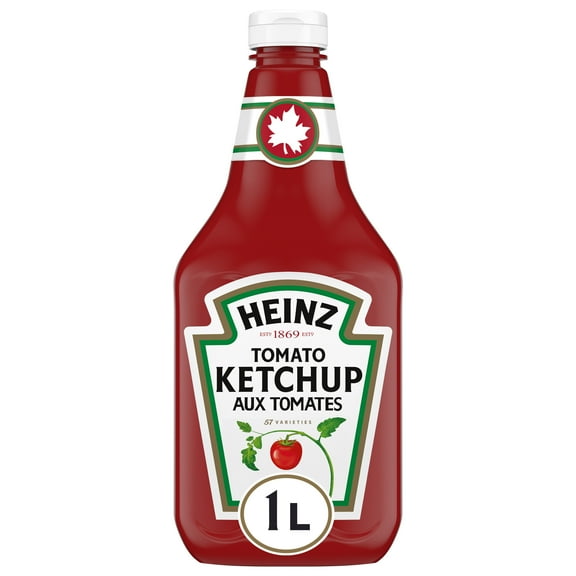 Snackathon Heinz Classic Glass Ketchup Bottles, 14 Ounce Each, Pack of ...