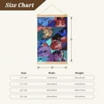 Dandadan Characters Wooden Shaft Hanging Poster Canvas Wall Hanging ...