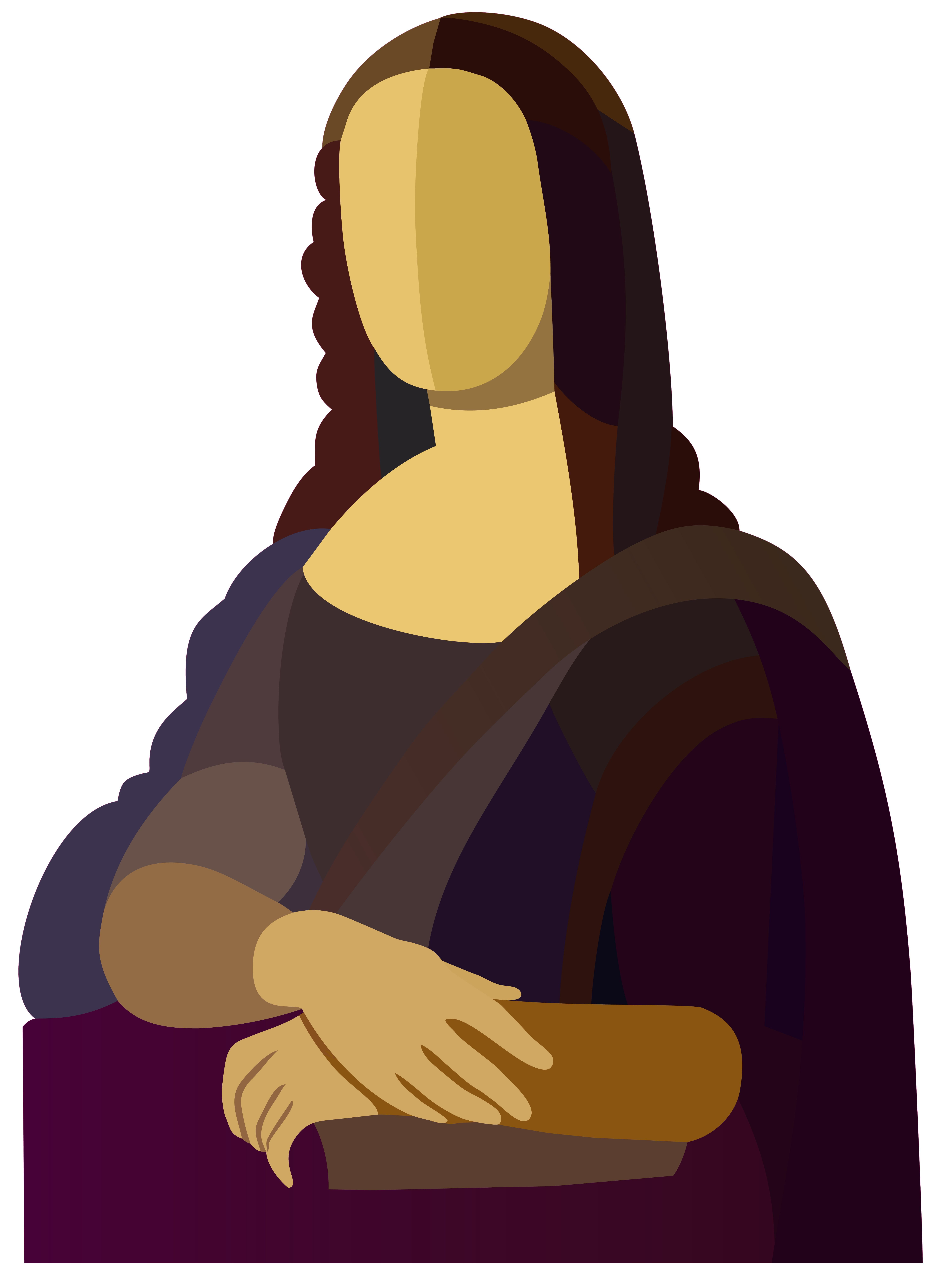 Easy To Apply Portrait Painting DÃ©cor 20" x 27" Leonardo Da Vinci's ...