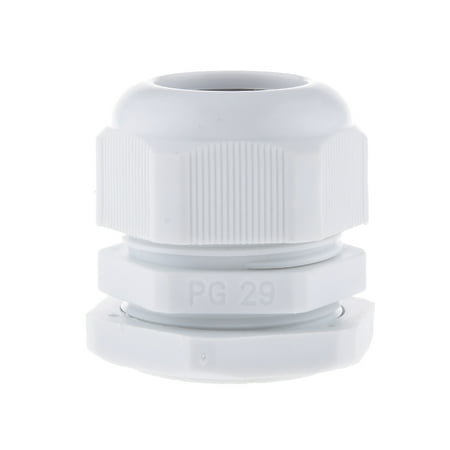 Water Resistant IP68 PG29 Wire Connector Gland 18-25mm Cable White ...