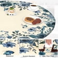 MHJY Round Tablecloth Fitted Elastic Table Cover Waterproof Table Cloth ...