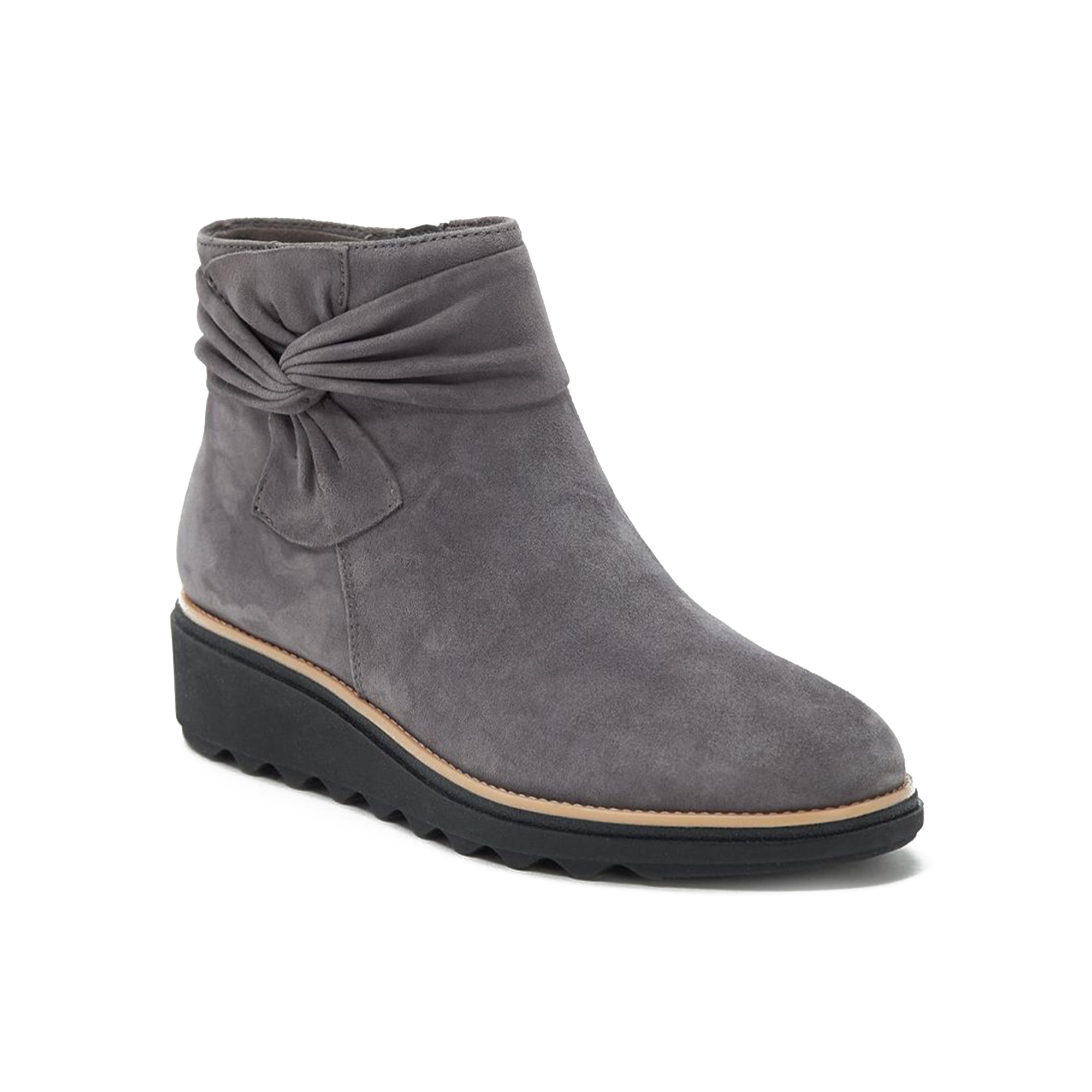 Click here for Woobling Ladies Booties Wedge Heel Ankle Boots Sid... prices