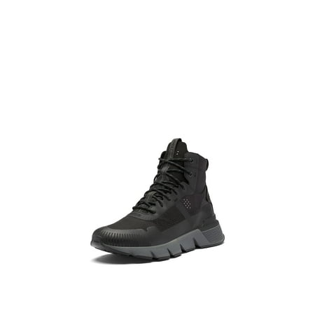 SOREL Men's Kinetic Rush MID WP Sneaker — Black, Grill — Waterproof ...
