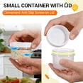 XIMEI 4 oz Small Plastic Containers with Twist-on Lids, 20 Sets ...