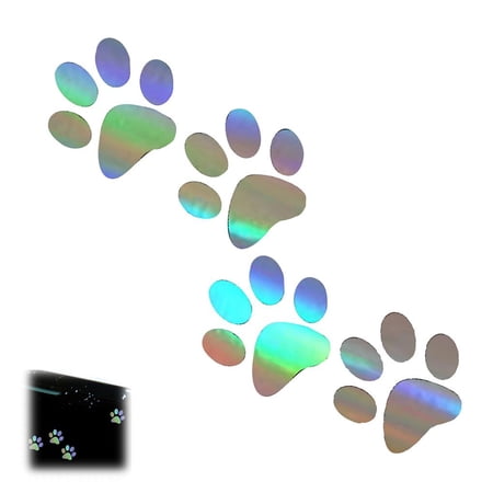 Universal Car Cat Paw Sticker Waterproof Car Car Paw Print Sticker ...