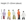 200Pcs 1:87 Scale People Model Toy Trains Painted Figures Passengers ...
