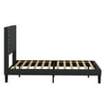 Paproos Twin Platform Bed Frame Upholstered Bed Frame Twin Size With