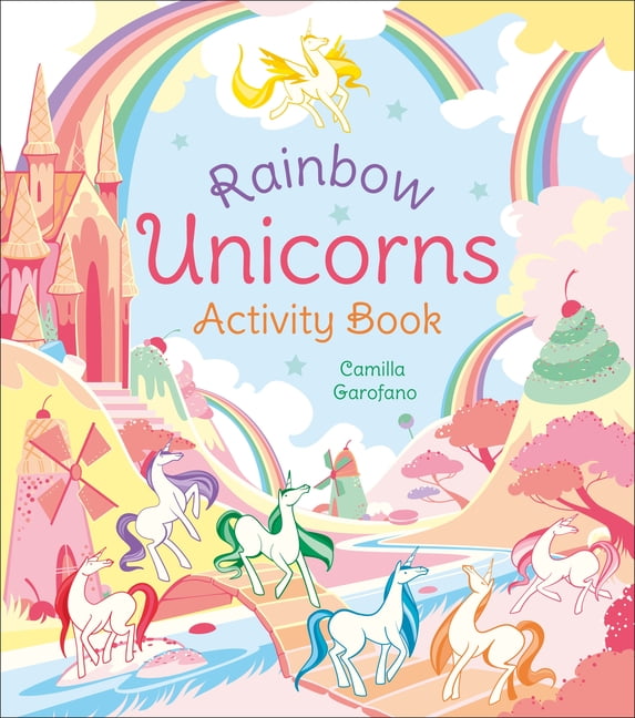 Rainbow Unicorns Activity Book (Paperback) - Walmart.com