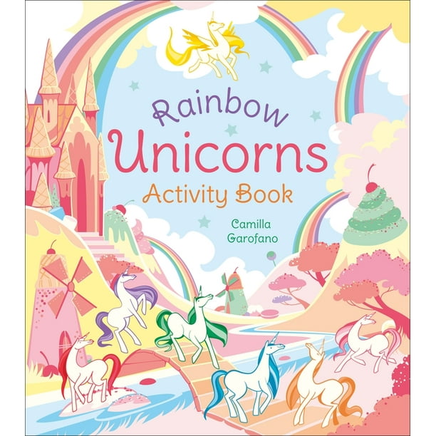 Rainbow Unicorns Activity Book (Paperback) - Walmart.com