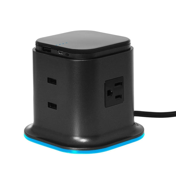 100 PERCENT Hybrid Tower Charging Station With AC Outlet And USB Charge ...