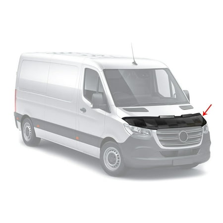 Front Hood Cover Mask Bonnet Bra Half Black For Mercedes Sprinter W907 ...