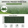 119×40 Inch Realistic Artificial Ivy Privacy Screen, Weather Resistant ...