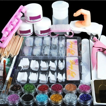 Complete Professional Nail Art Kit with DIY Supplies for Home ...