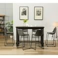 Roundhill Furniture Lotusville 7 Piece Bar Height Pub Table Set ...