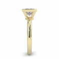 2ct Emerald Cut Bezel Set East West Lab Grown Diamond Engagement Ring ...