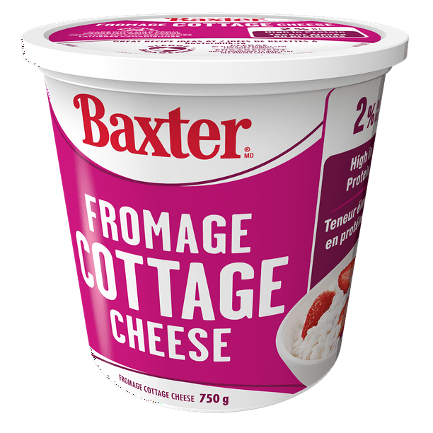 Baxter Cottage Cheese 2% M.F. 750 g - Walmart.ca