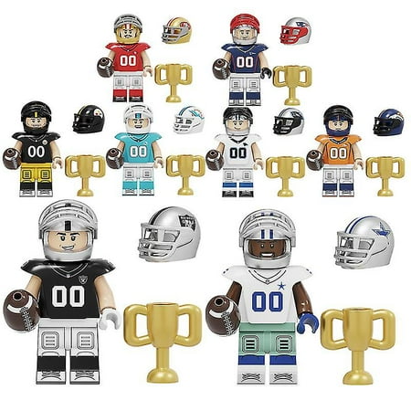Sajy 8pc Rugby Player Building Block Minifigure For Lego | Walmart Canada