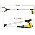 Ergonomic Handle Reacher Grabber, Ultra Light for Safe and Convenient ...