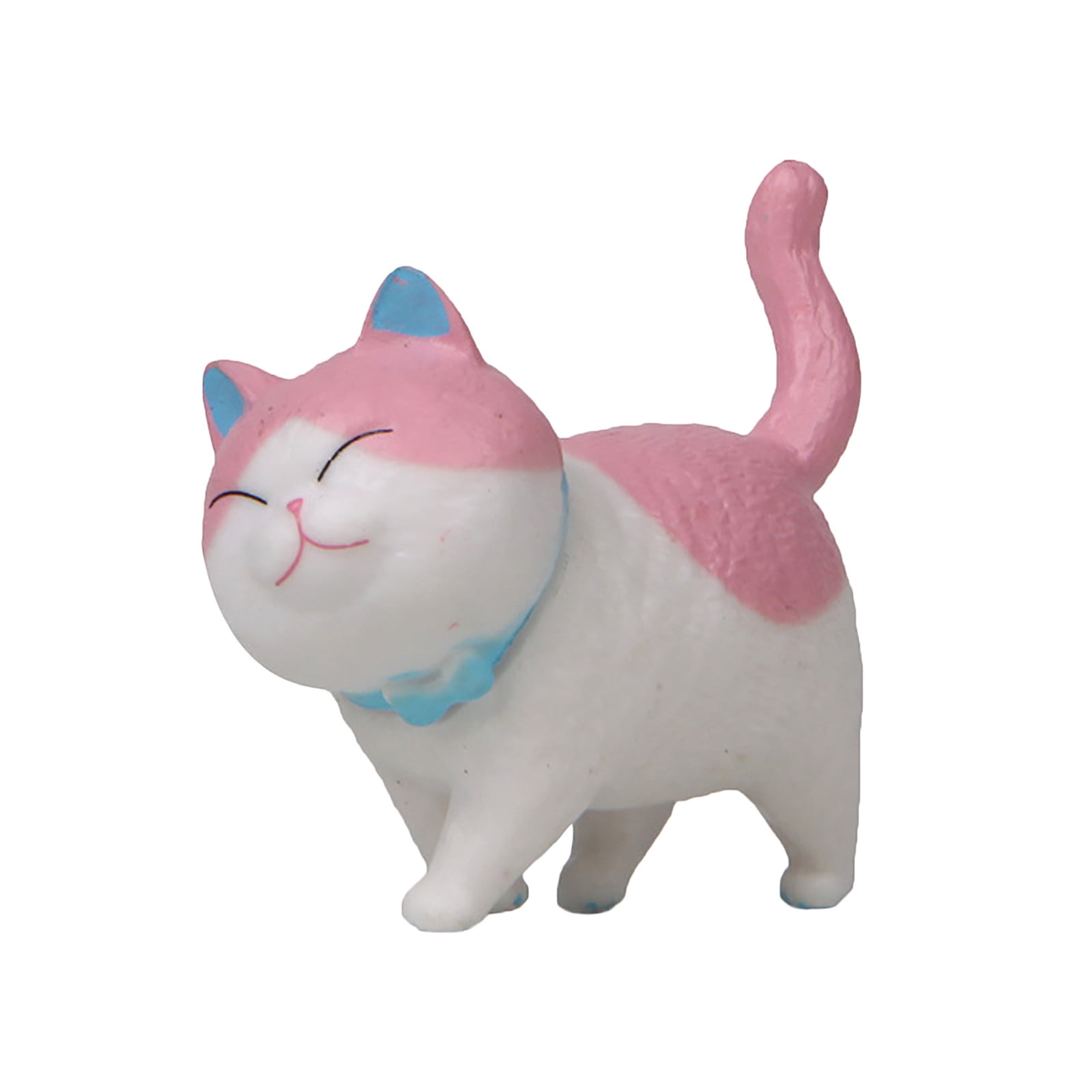 SXcggal One Cute Miniature Cats Figure Animal Cats CharactersToys Mini ...
