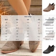 Bkhluea Women Hollow Laser Cut Rear Lace Up Block Heel Ankle Boots ...
