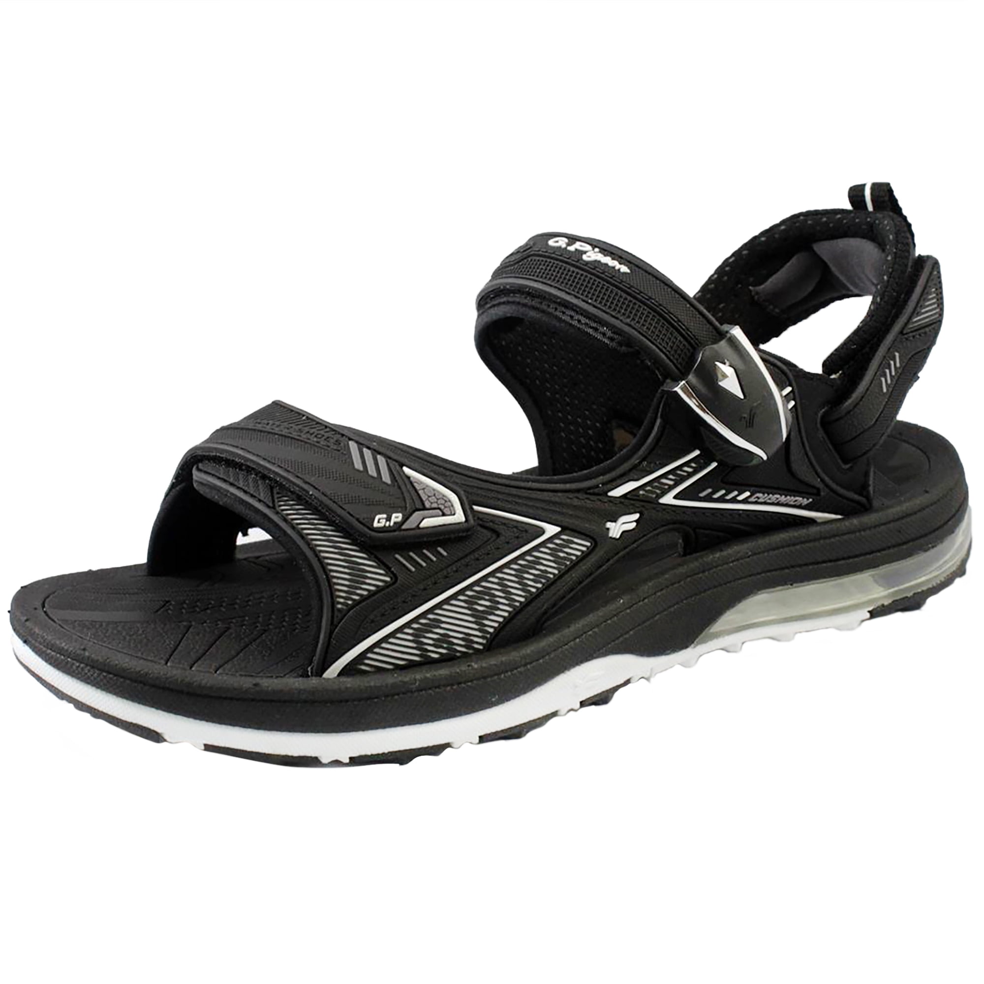 Air Cushion Heel Sandals for Men & Women: Snap Lock, Arch Support, High ...