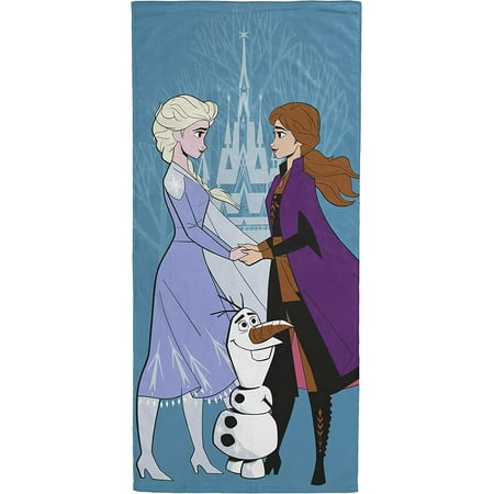 Disney Frozen 2 Queen of the Castle Kids Bath/Pool/Beach Towel ...