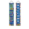 2 Pack World Flags Welcome Multilingual Hanging Banner Polyester Wall ...