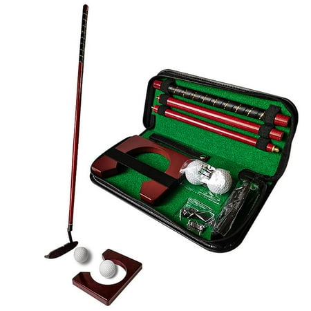 Portable Golf Putter Set with Auto Space Saving Balls and Cup Holder 3 ...