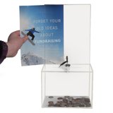 MCB Large Donation Box - Ballot Box - Suggestion Box - Acrylic Box ...