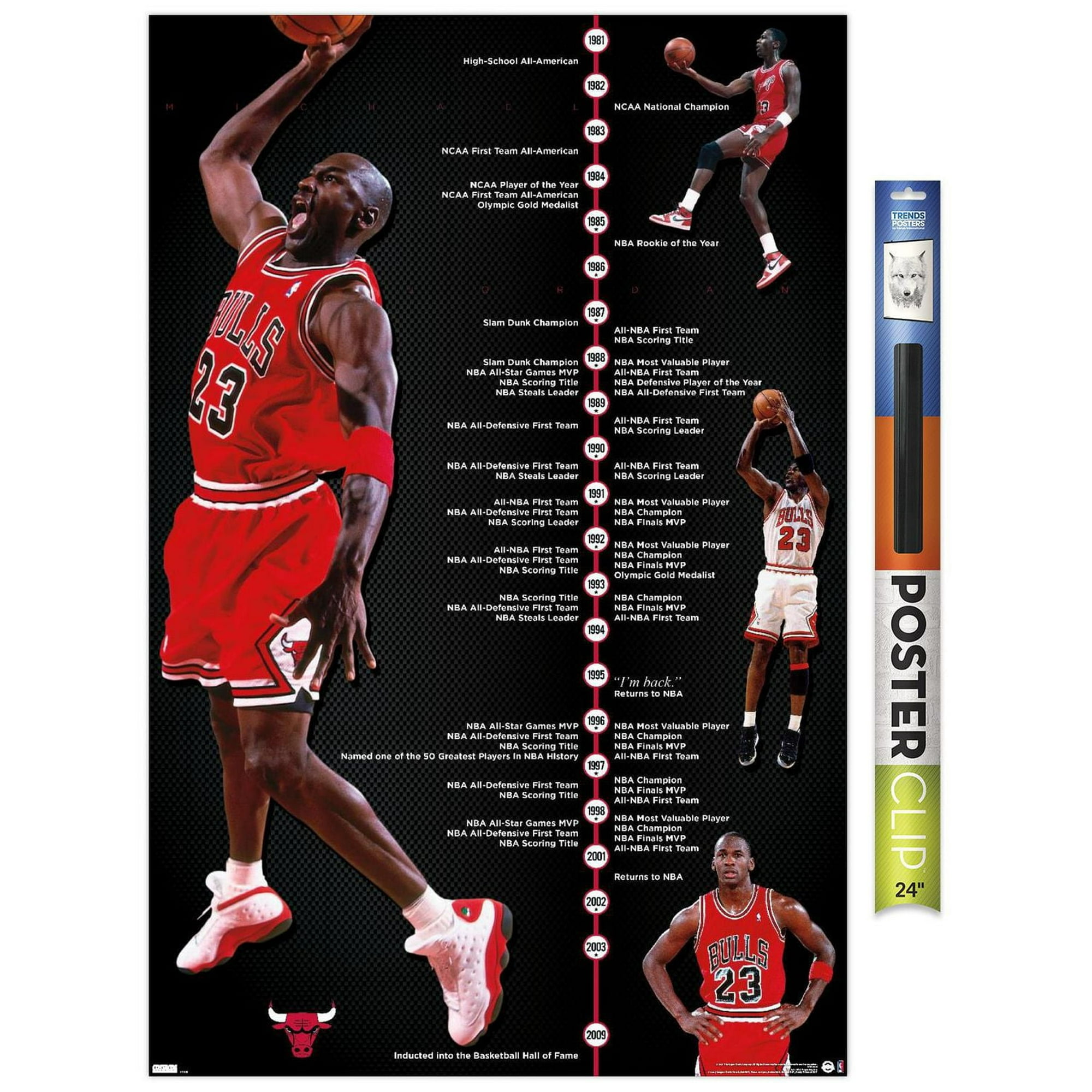 Click here for Trends International Michael Jordan - Timeline Wal... prices