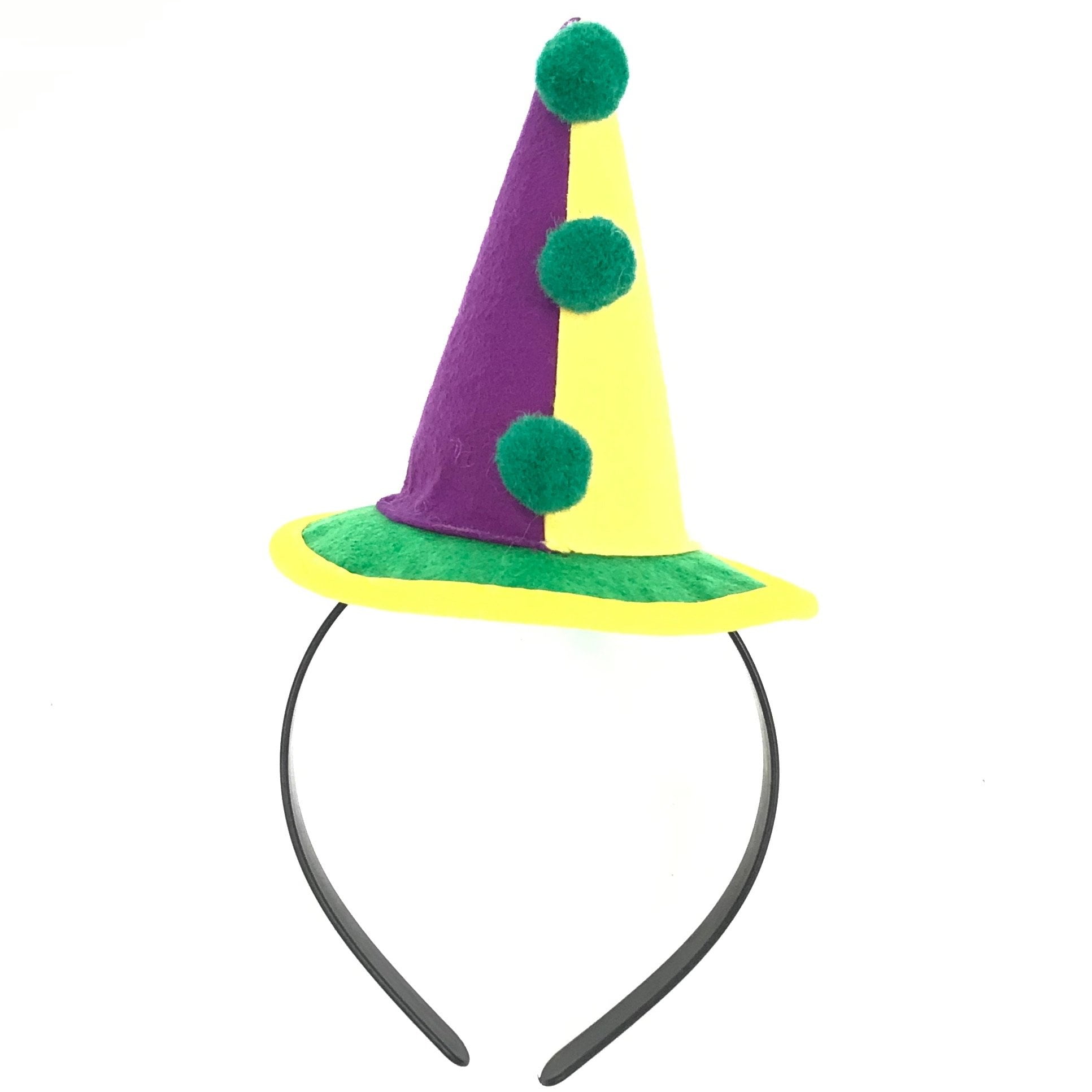 Purple, Green and Yellow Clown Hat Head Bopper (Each) - Walmart.com