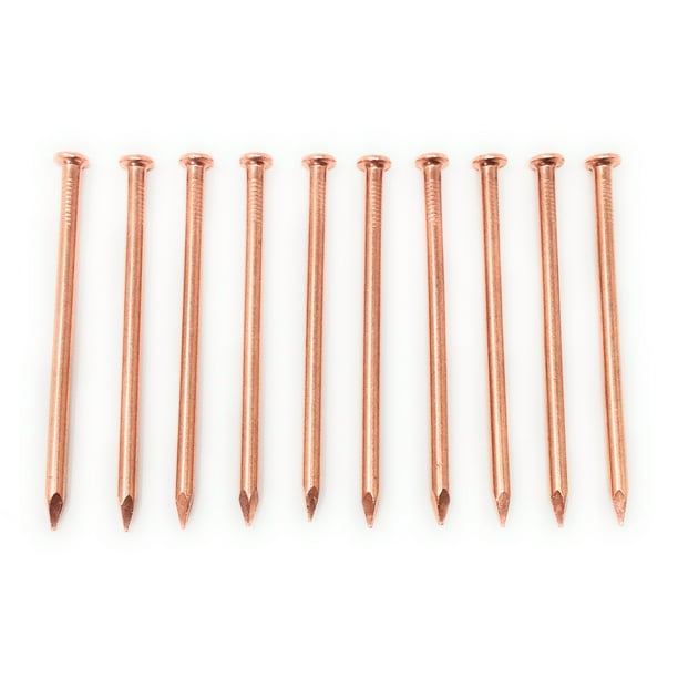 5 Inch Copper Nails - Pack of 10 Massive Solid Copper Nail Spikes ...