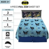 Franco Kids Batman Full Size Sheet Set - Walmart.com