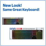 onn Wired LED Gaming Keyboard, Backlit, Gray - Walmart.com