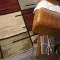 Better Homes & Gardens Spice Grid Indoor Area Rug, Red, 5' x 7 ...