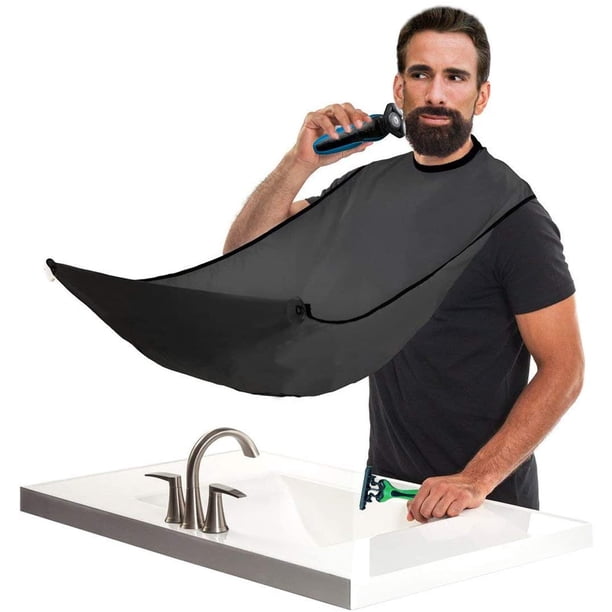 Chainplus Beard Hair Catcher, Beard Cape Apron for Shaving and Grooming ...