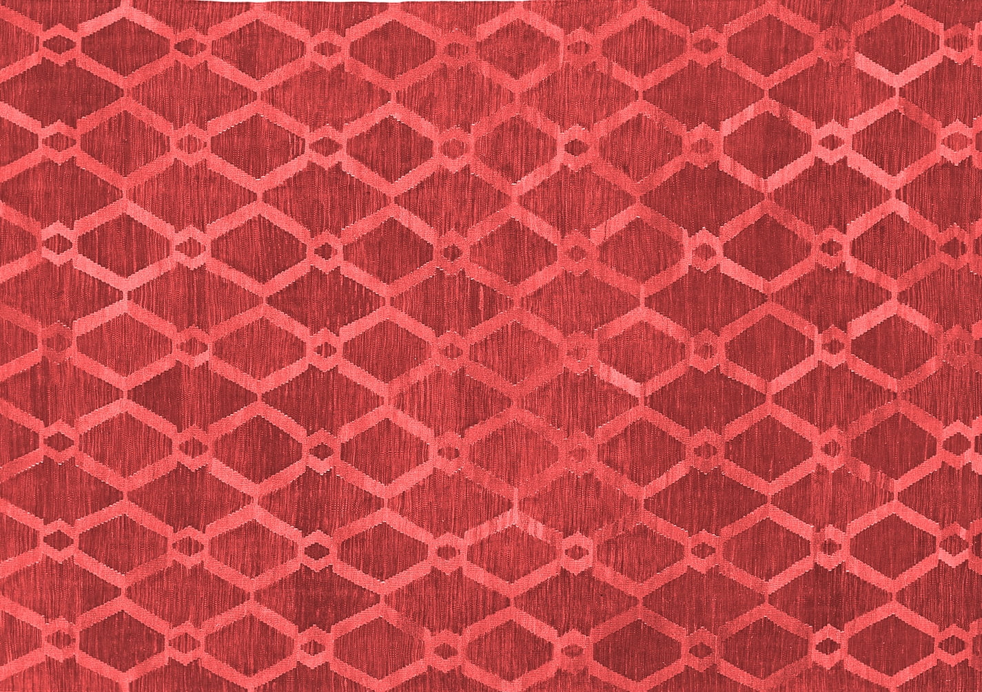 Ahgly Company Indoor Rectangle Abstract Red Contemporary Area Rugs, 2 ...