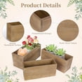 6 Pcs Rustic Wooden Boxes for Storage, Decorative, Display, Arts ...