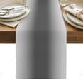 Art Gray Table Runner, Vintage White Gray Ombre Farmhouse Country ...