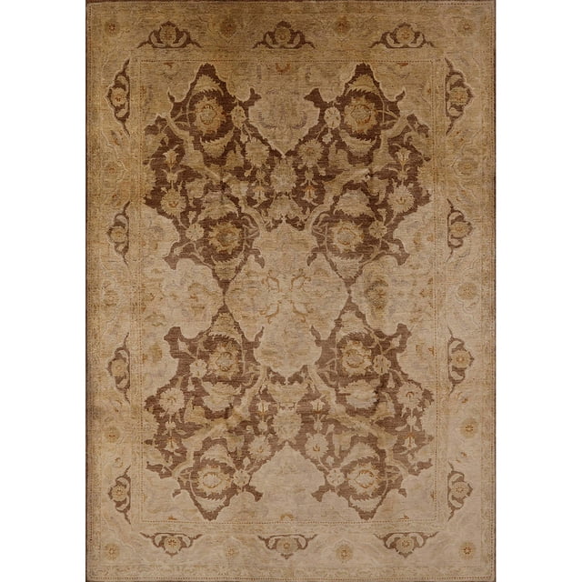 Ahgly Company Indoor Rectangle Mid-Century Modern Dark Bisque Brown ...