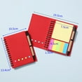HomeCozy Snap-On Combination Note Pad Set with Ballpoint Pen Graduation ...