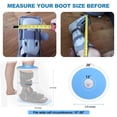 YUNCHI Extra Wide Leg Cast Cover for Shower Adult After Surgery with ...